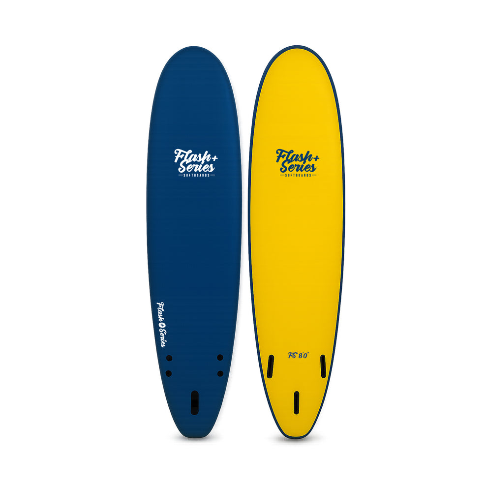 Flash Series Softboard Plus - Navy Yellow 8.0 – The Surfboard Warehouse ...
