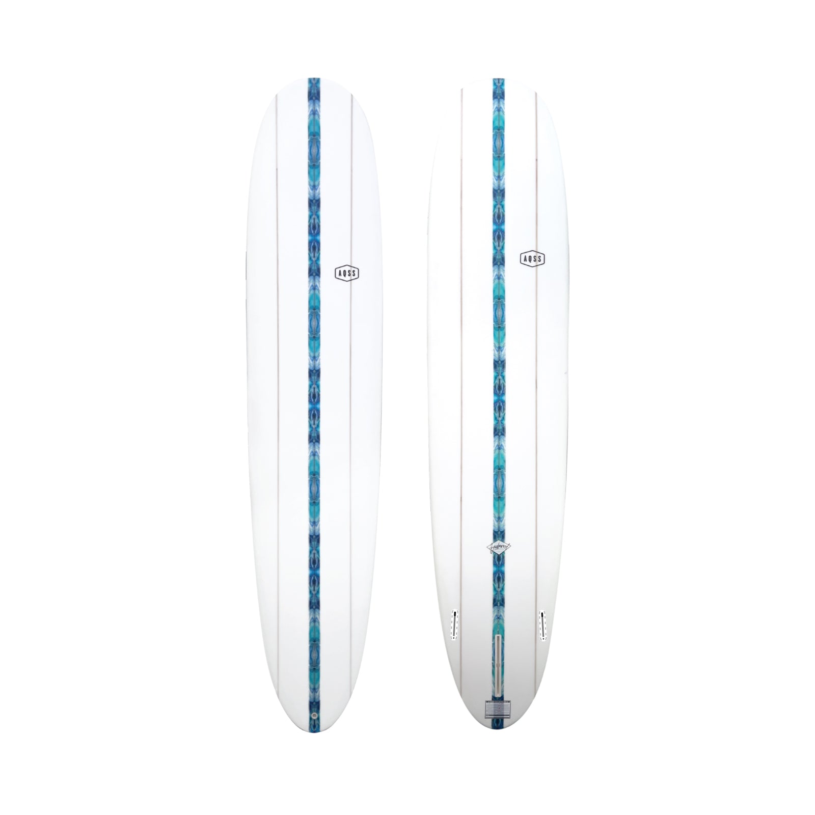 Boulevard Longboard - Blue Stripe ST 9.0 Surfboards – The Surfboard ...