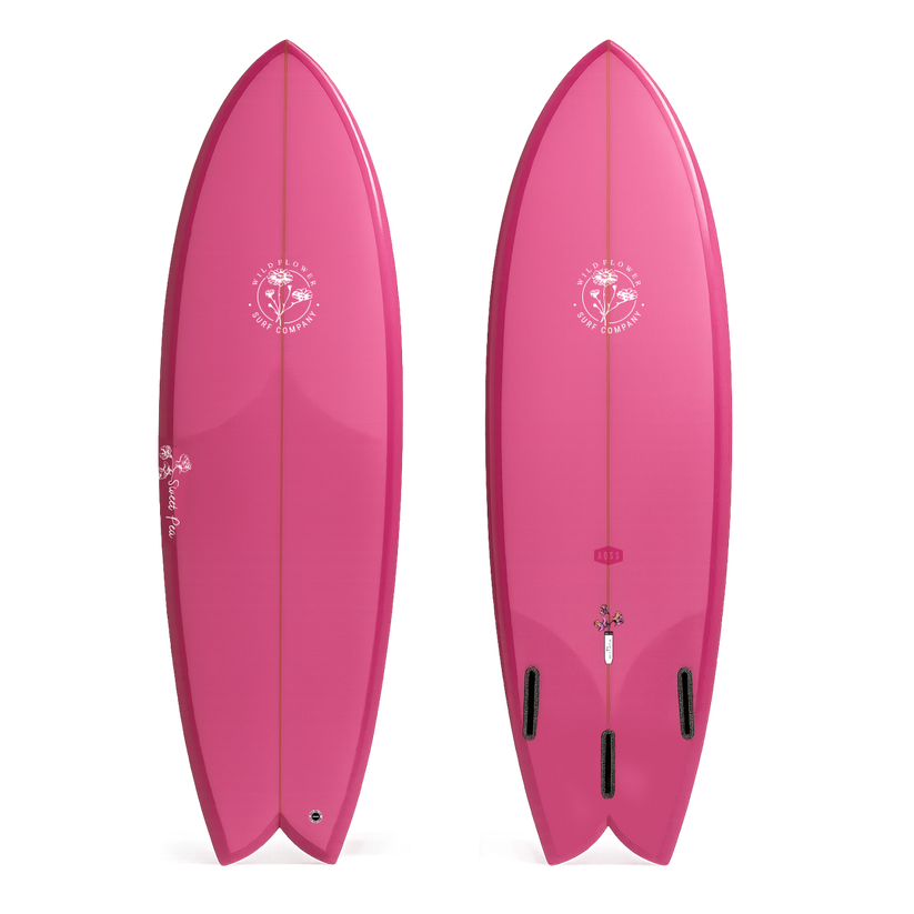 Wildflower Sweet Pea - Hot Pink Surfboards – The Surfboard Warehouse ...